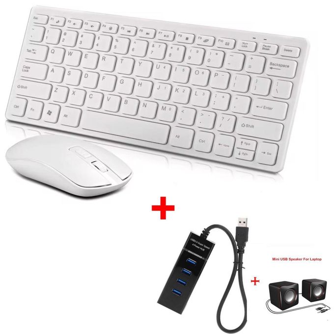 Shop Generic Wireless Keyboard & Mouse Combo + USB HUB & USB LAPTOP ...