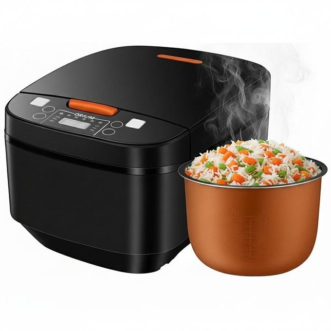 Shop Orium Multifunctional Digital Rice Cooker 5L - Black