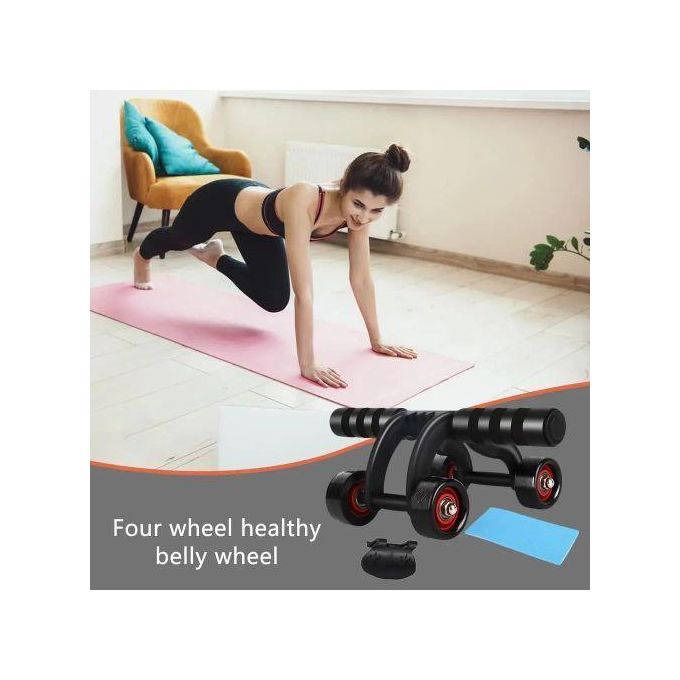 Shop Generic 4 Wheel Abdominal Wheel Gym Belly Whee For Fitness Online ...