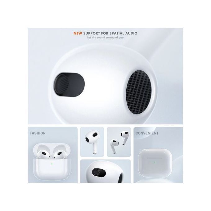 Shop TiLECC Air Pro 4 TWS Touch Sensor Bluetooth Headset - White Online ...