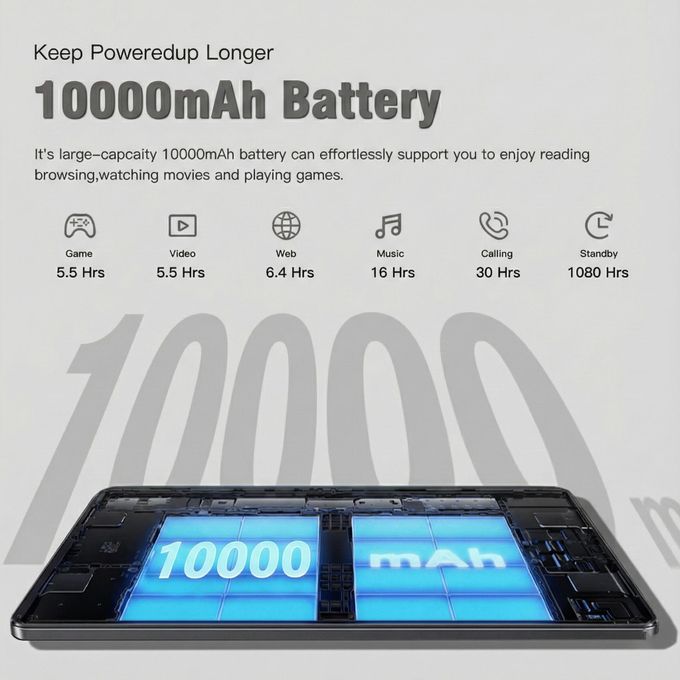 Shop Wudytim Android Tablet 10 Inches 10000mAh Long Standby Online ...