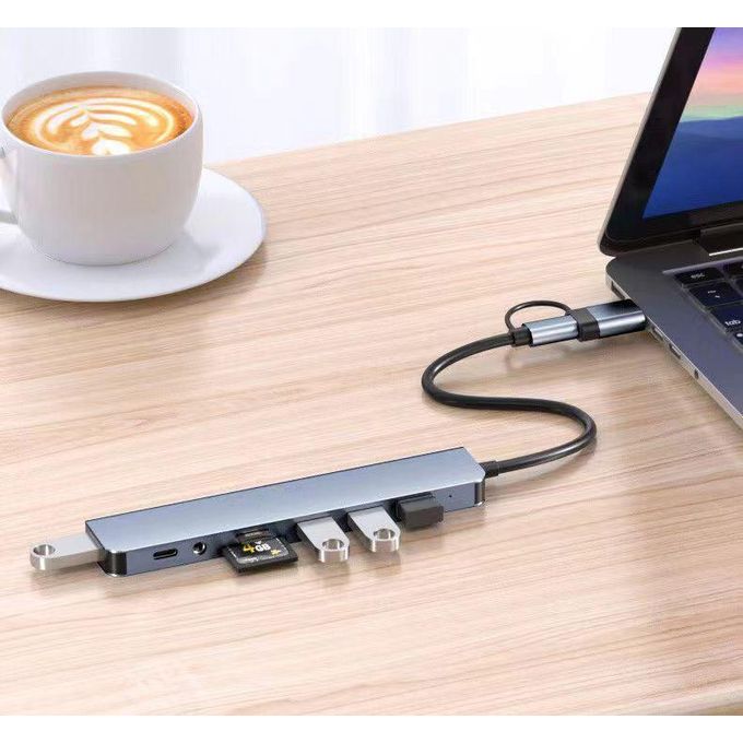 Shop Generic Eight-in-One Dual Head High-Speed Hub Docking Station ...
