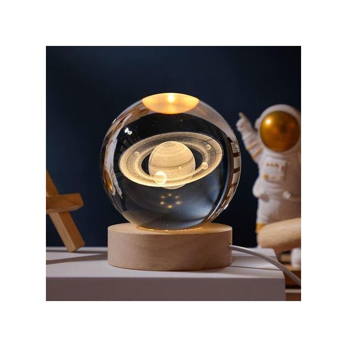 Shop Mythco 3D Galaxy Crystal Ball Night Light With