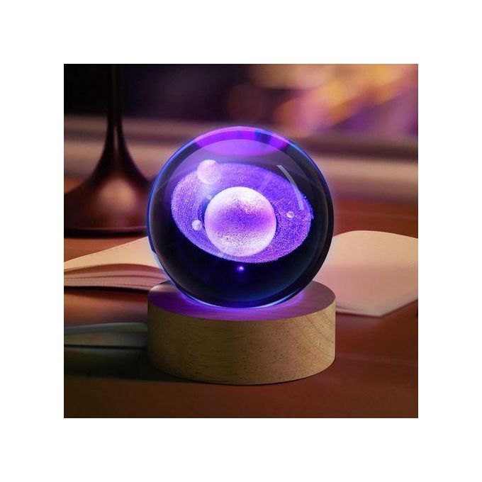 Shop Mythco 3D Galaxy Crystal Ball Night Light With