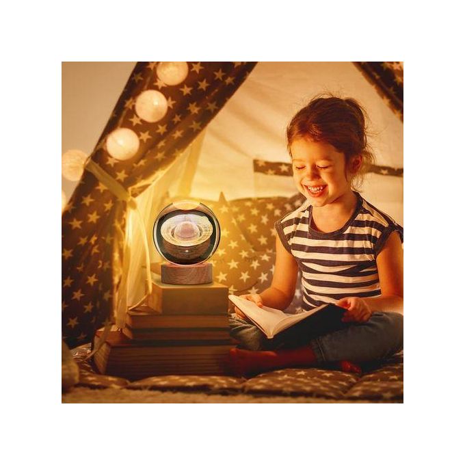 Shop Mythco 3D Galaxy Crystal Ball Night Light With