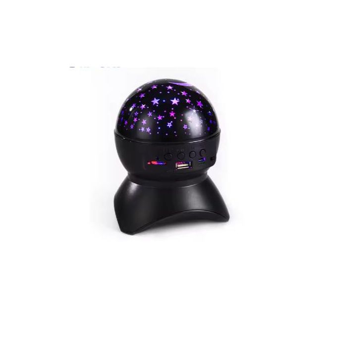 Shop Generic LED Star Projection Light Wireless BT Speaker - BLACK ...