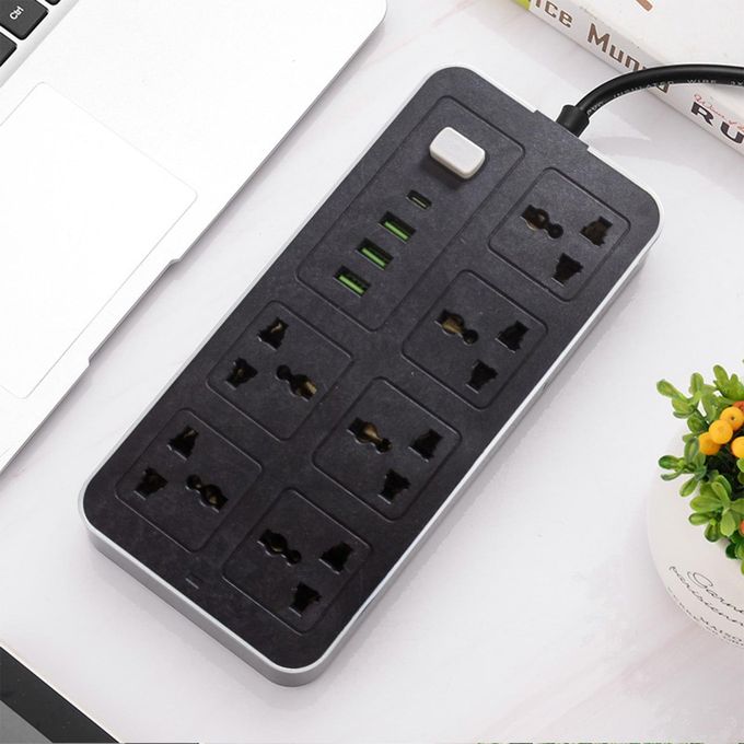 Shop Generic Power Strip with Surge Protector, 6 Outlets 3