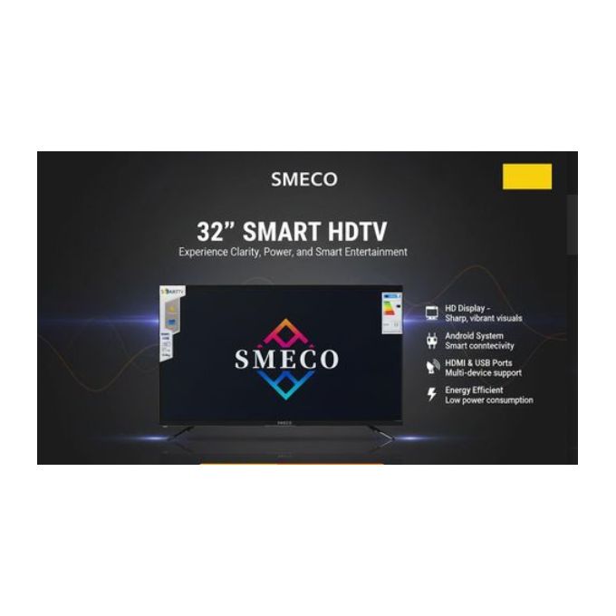 Shop SMECO Frameless 32DF2 32" Smart Android TV - Frameless Screen ...